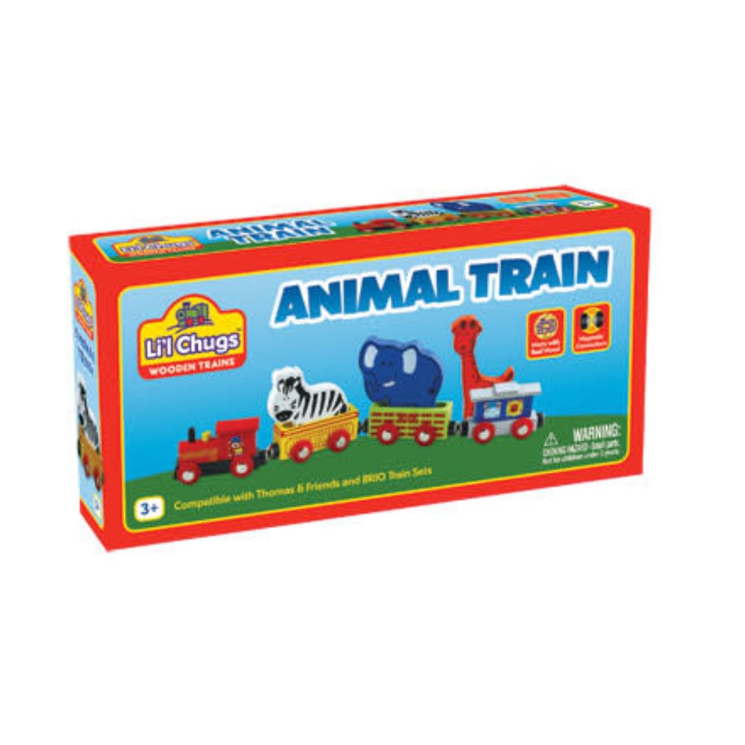 Lil Chugs Wooden Animal Train Set — Snapdoodle Toys & Games