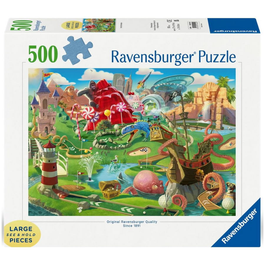 Putt Putt Paradise 500pc Large Format Puzzle — Snapdoodle Toys & Games