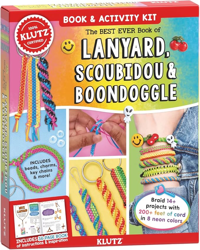 Best Ever Lanyard, Scoubidou & Boondoggle Activity Kit — Snapdoodle ...