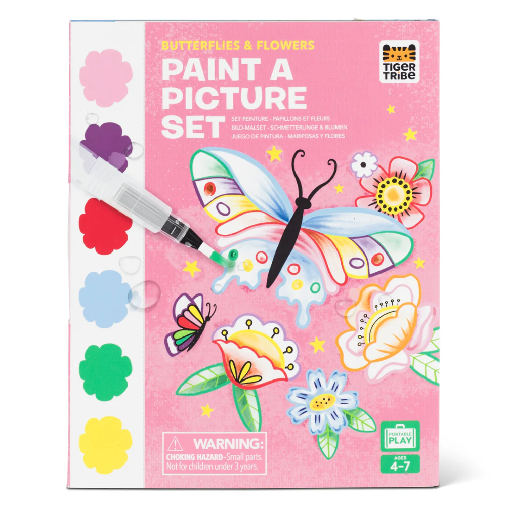 Paint a Picture Set: Butterflies & Flowers — Snapdoodle Toys & Games