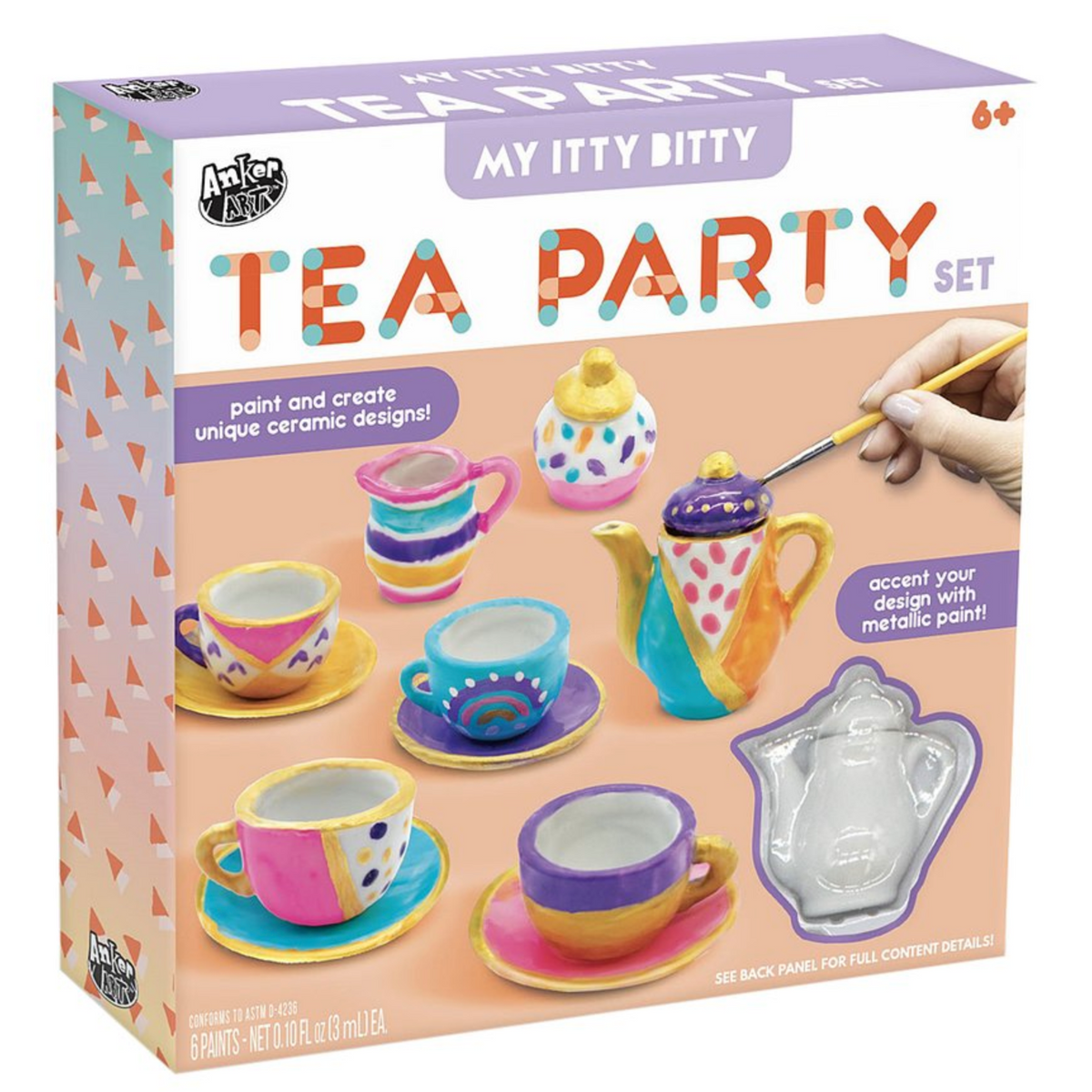 Itty Bitty Tea Party Painting Kit — Snapdoodle Toys & Games